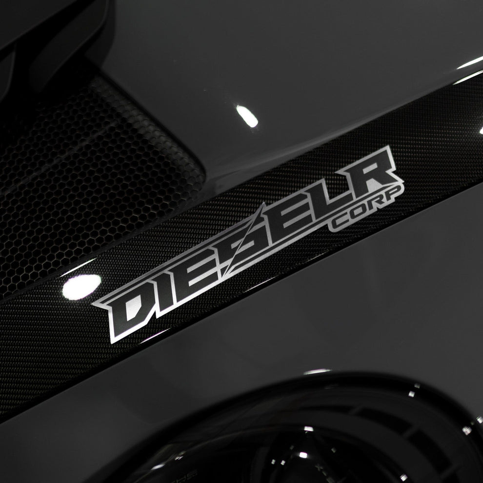Diesel Chrome Sticker | DIESELR Matte Chrome Vinyl Decal - DIESELR Corp.